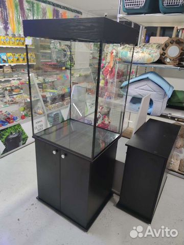 Аквариумный комплекс 240 л. чёрный