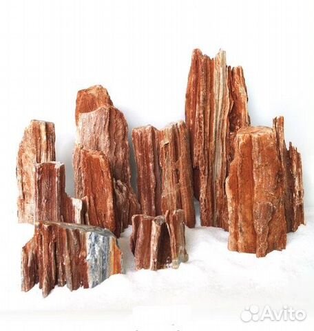 Камни для аквариума. Камень дракон, желтый, лава