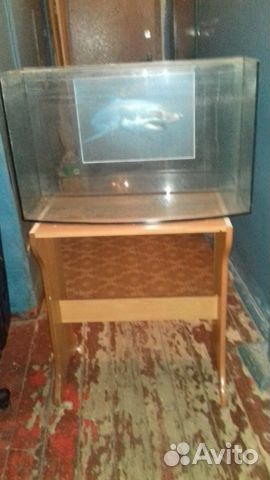 Продаю фигурный аквариум 770х470х280 100л