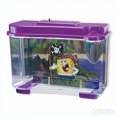 Аквариум детский spongebob pirate 3,4л