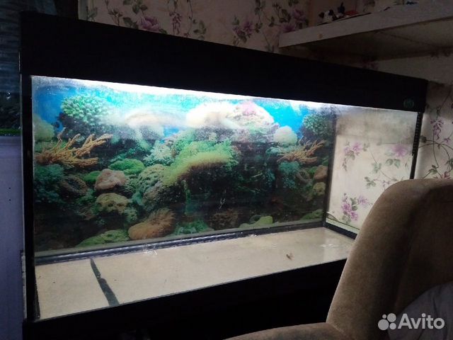 Аквариум 180л+свет+тумба