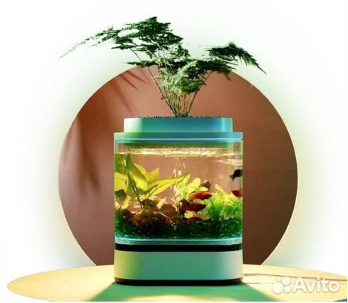 Акваферма Xiaomi Geometrc Mini Lazy Fish Tank Pro